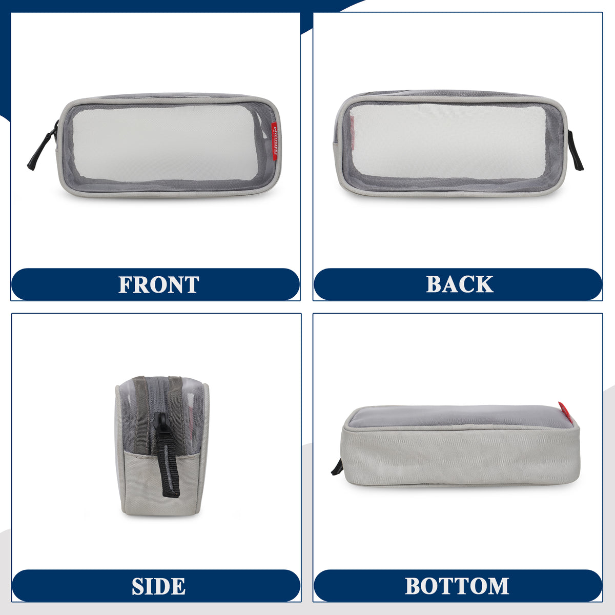 Grid Mesh Pouch for Stationary, Cosmetics – Wooum - Bags, Organizer ...