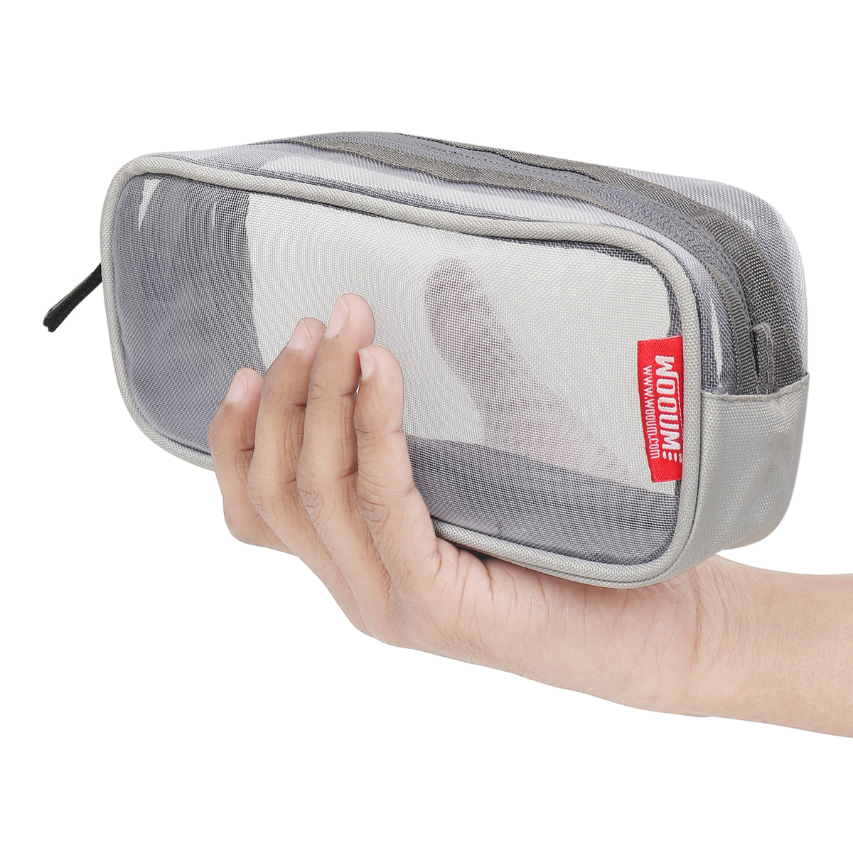 Grid Mesh Pouch for Stationary, Cosmetics – Wooum - Bags, Organizer ...